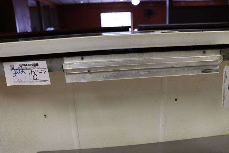 18" ticket rail - Backes Commercial Auctioneers