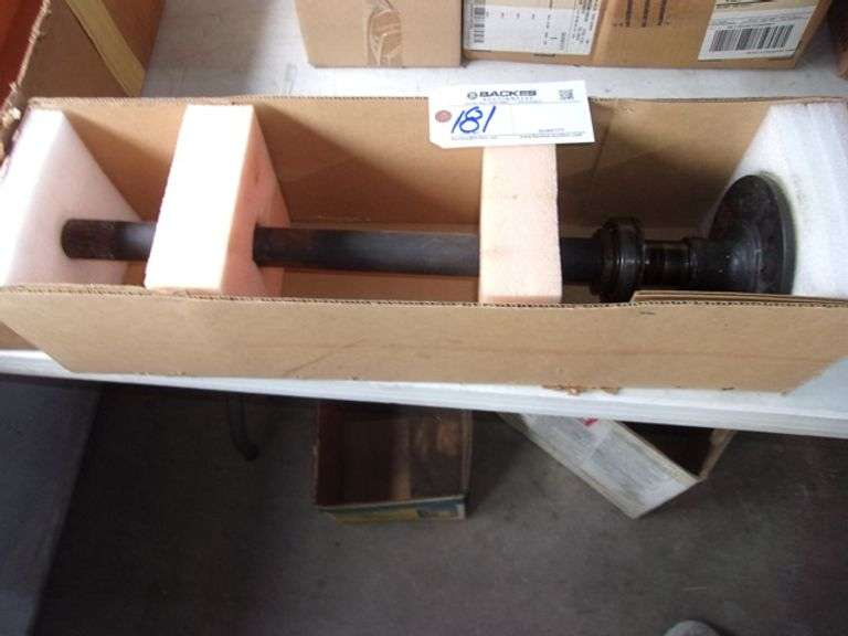 Used drag car axle - Backes Commercial Auctioneers