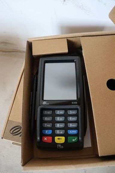 Times 3 - PAX S300 credit card readers - Backes Commercial Auctioneers