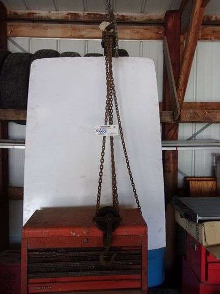 1/2 ton chain fall - Backes Commercial Auctioneers