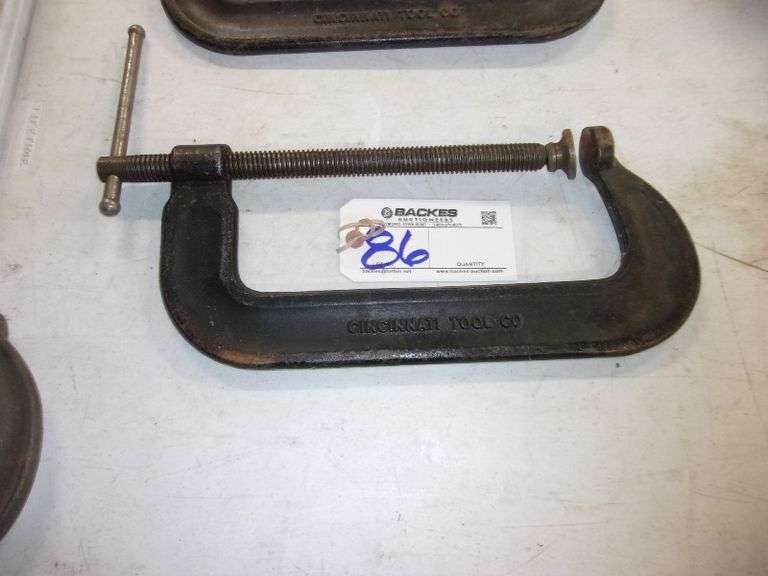 Large C Clamp 10" - Backes Commercial Auctioneers
