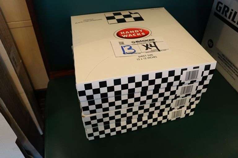 Times 4 - Boxes of Handy Wacks 12" x 12" checkered wax paper - located ...