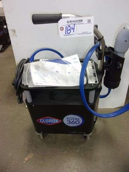 Clorox Total 360 disinfectant spray machine - Backes Commercial Auctioneers