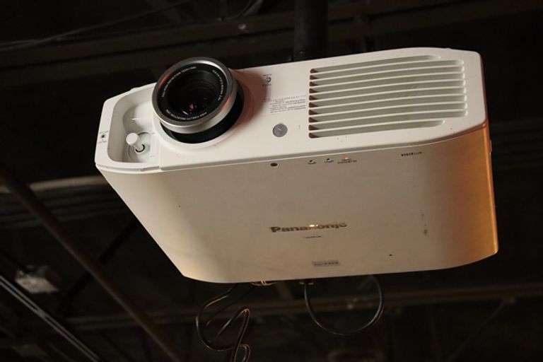 Panasonic PT-AR100 projector with 10' motorized screen - buyer to ...