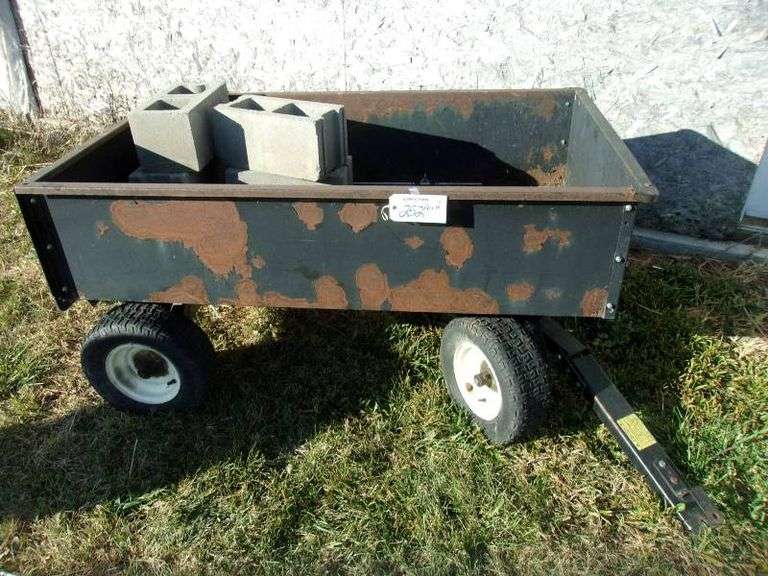 60" x 34" 4 wheel farm wagon 20 - Backes Commercial Auctioneers