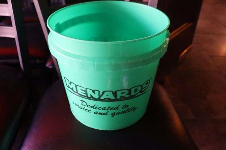 All to go - Menards 2 gallon buckets - Backes Commercial Auctioneers