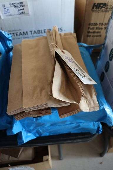 Times 2 - Bales of 1/2 pint brown paper bags - Backes Commercial ...