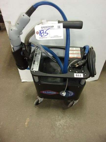 Clorox Total 360 disinfectant spray machine - Backes Commercial Auctioneers