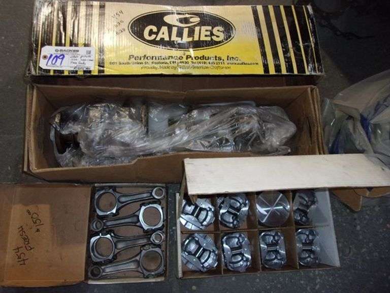 Rotating assembly 454 crank, fresh sized rods, new bolts and new .030 ...