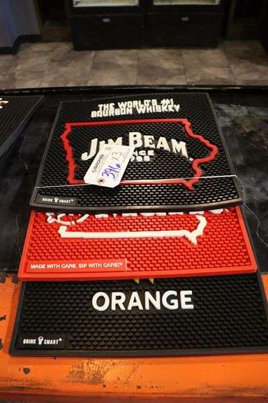 Times 3 - 2) Jim Beam & 1) Makers Mark bar mats - Backes Commercial ...
