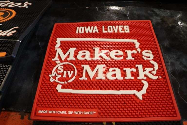 Times 3 - 2) Jim Beam & 1) Makers Mark bar mats - Backes Commercial ...