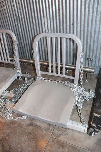 Times 2 - Custom metal framed ceiling mount chair swings - Backes ...