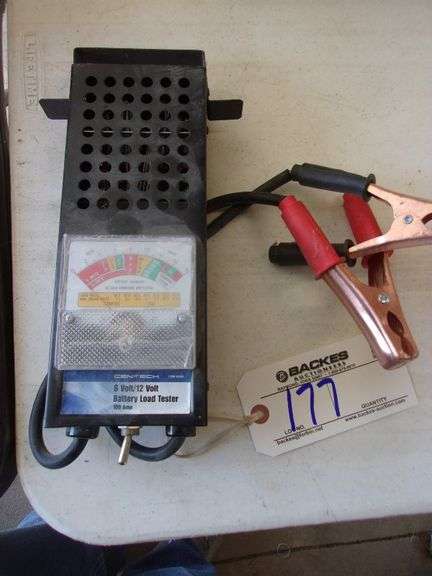 Battery load tester - Backes Commercial Auctioneers