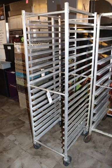 BK Resources portable aluminum sheet pan rack - Backes Commercial ...