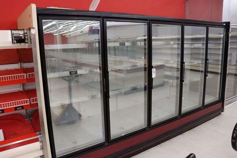 Tyler P5FG5 glass 5 door display freezer - no compressor - Backes ...