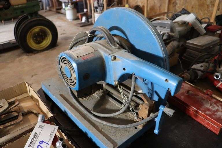 Ryobi 14" cut off saw - Backes Commercial Auctioneers