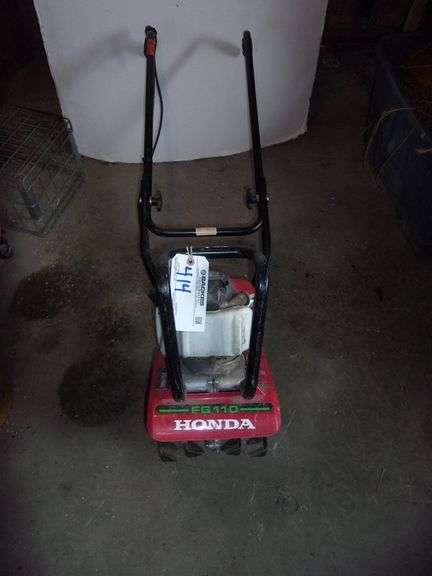 FG110 Honda Powered Mini Tiller - Backes Commercial Auctioneers