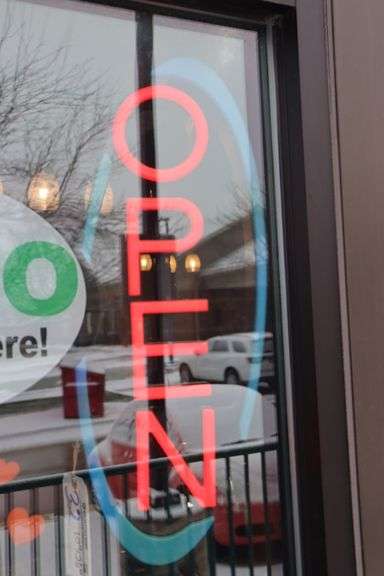 LED "Open" light - Backes Commercial Auctioneers