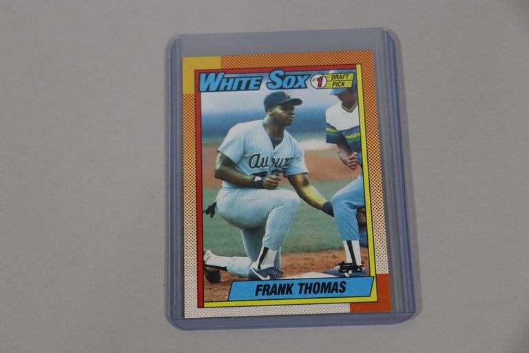 Frank Thomas ROOKIE 1990 Topps card - Backes Commercial Auctioneers