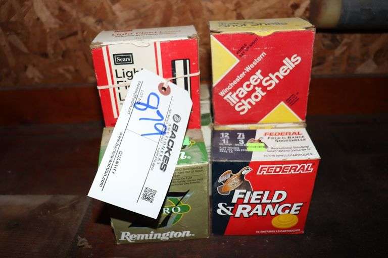 All to go - 6 12 gauge shotgun shells - Winchester Tracer, Federal ...