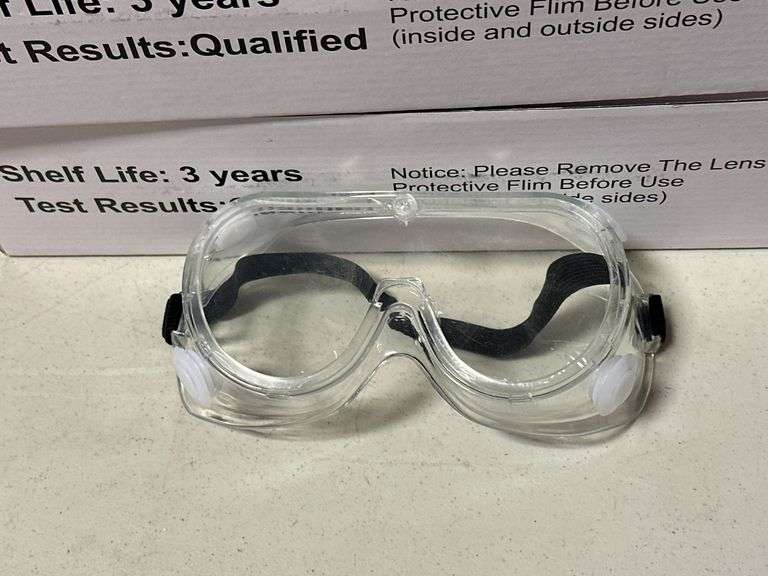 Case of 10 safety goggles - Backes Commercial Auctioneers