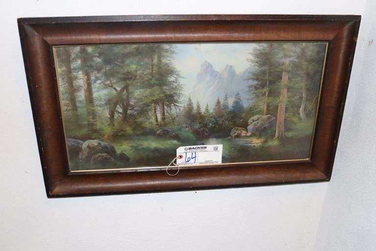 All to go - Framed unnamed nature print, vacuum & more located above ...