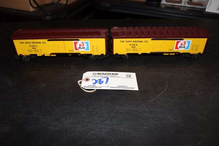 Pair to go - Lionel O ga. 9881 Rath packaging box cars - Backes ...