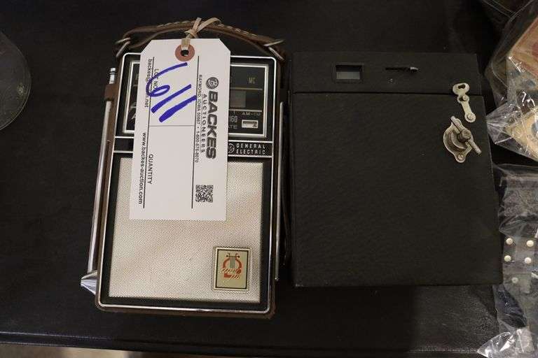 Pair to go - GE am/fm hand held radio and Wangler box camera - both as ...