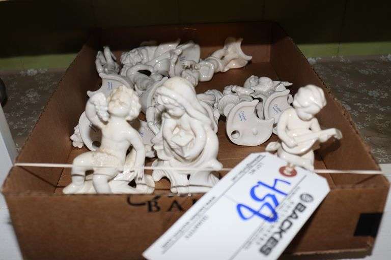 Box flat to go - Approximately 10 Goebel porcelain figurines - Backes ...