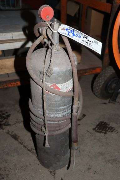 Map gas torch & tank - Backes Commercial Auctioneers