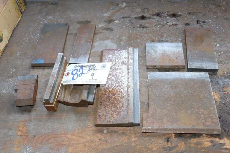 All to go - (9) Press brake dies - Backes Commercial Auctioneers