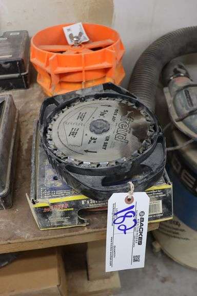 All to go - Dado kits, blades, & more - Backes Commercial Auctioneers