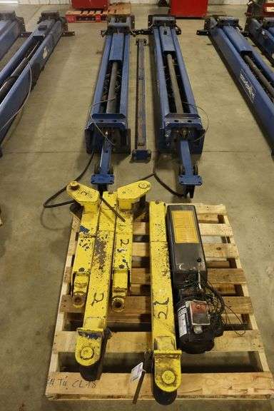 Forward DP10A2 - Asymmetrical 10,000# 2 post hoist, 14' tall, 2 hp, 1 ...
