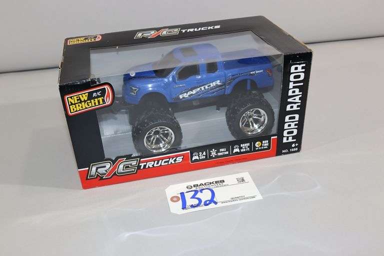 Raptor remote control Monster Truck 12" - Backes Commercial Auctioneers