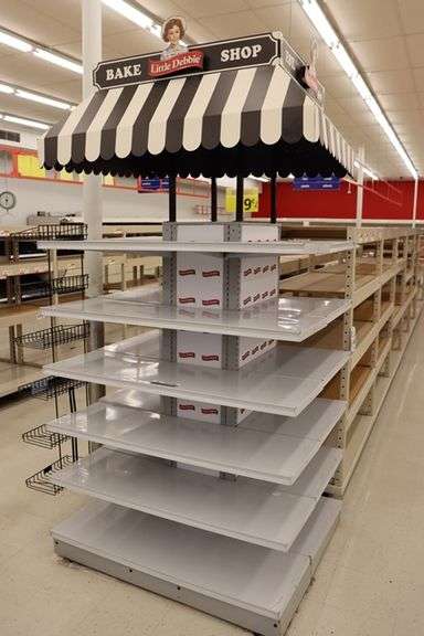 40" x 48" Little Debbie end cap vendor display stand - Backes ...