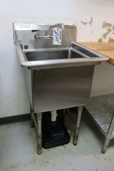 Regency 23" Stainless hand sink - Backes Commercial Auctioneers