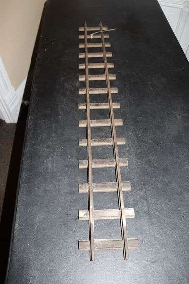 48" Metal train track - possible G scale - Backes Commercial Auctioneers