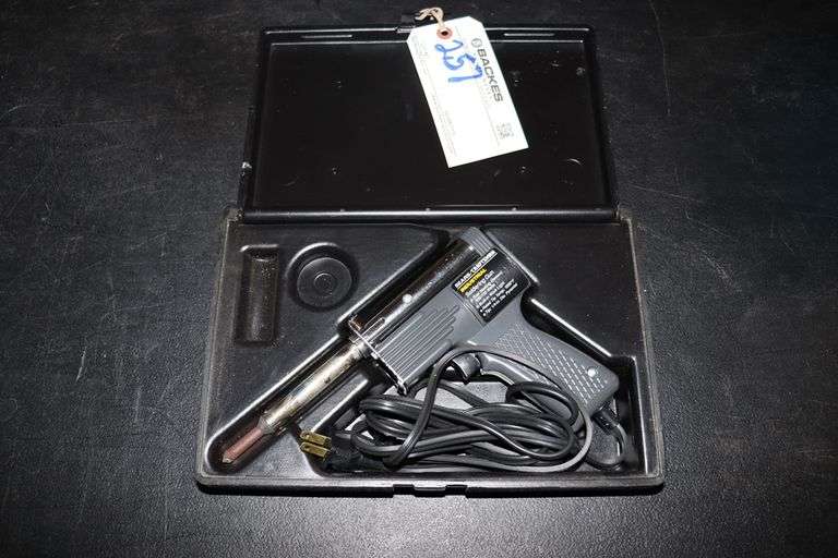 Craftsman electric soder gun with case - Backes Commercial Auctioneers
