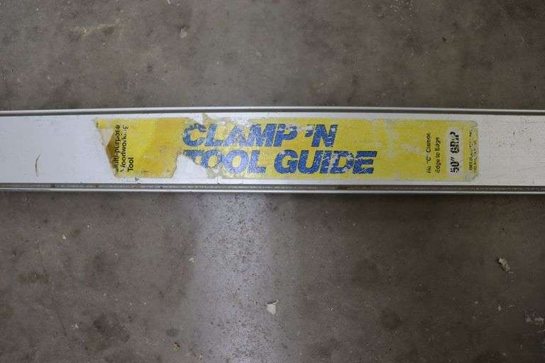 50" Clamp N Tool guide - Backes Commercial Auctioneers