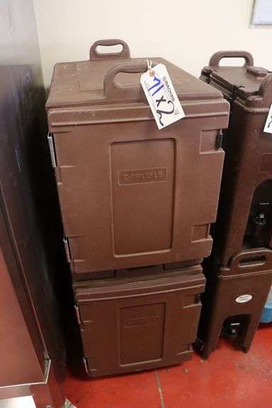 Times 2 - Carlisle 12 x 20 catering boxes - Backes Commercial Auctioneers