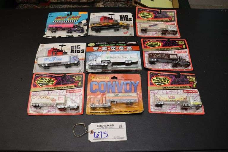 All to go - 9 assorted new rigs - Backes Commercial Auctioneers