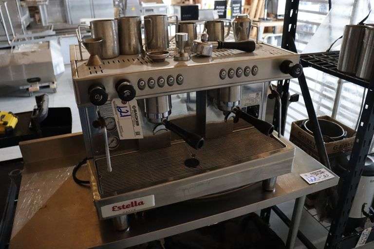 Estella ECEM2 countertop 2 bar espresso machine - 220-240 volt, 1 phase ...