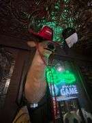 Talking deer head mount with microphone - animated mouth movement - has ...