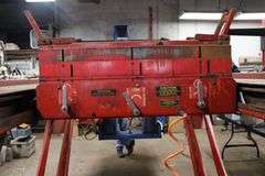 Hunter Model RL drive on automotive alignment scissor lift with 2 ...