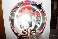 Set - 3 Mark McGuire baseball collector plates with bats, ball, & plate ...