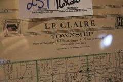 16" x 20" Scott Co. LeClaire Township plat map - Backes Commercial ...