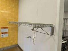 14" x 60" Olympic Storage wall mount chrome coated wire rack - Backes ...