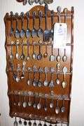 All to go - Large Collection of Collector Spoons with display racks ...
