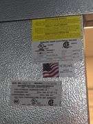 Norlake 8' x 12' x 103" tall late model combination self contained walk ...