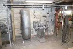 40" x 106" x 72" Tall metal painting rack - Backes Commercial Auctioneers